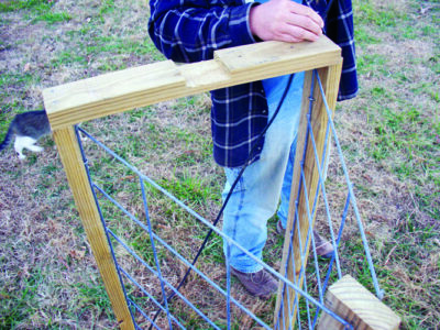 Build a DIY Hay Feeder for Smaller Livestock - Grit